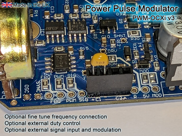 Power Pulse Modulator - PWM-OCXi v3 - Advanced PWM Circuit for HV