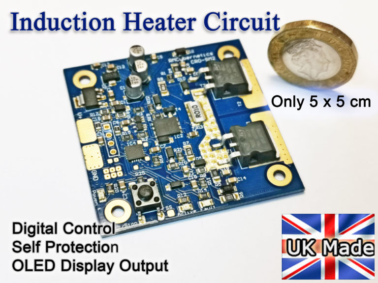 Ultra Compact Induction Heater Circuit - ZVS Power Resonator
