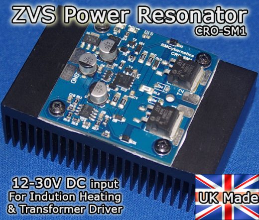 Ultra Compact Induction Heater Circuit - ZVS Power Resonator