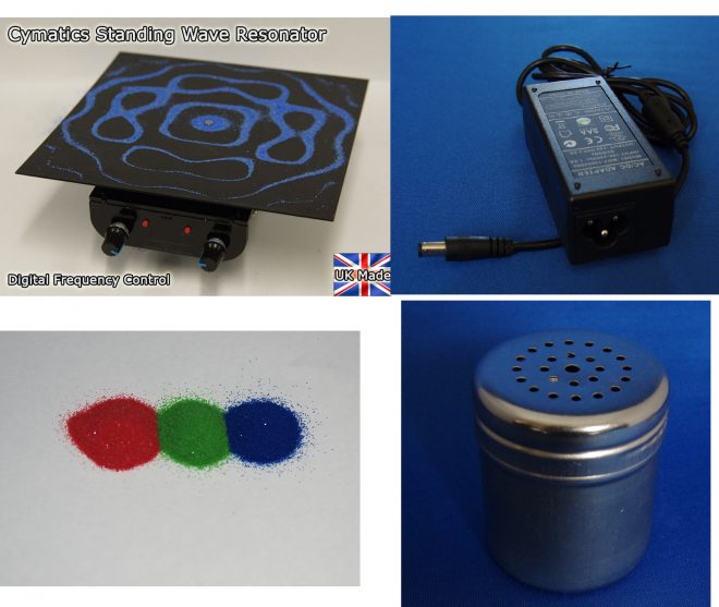 Cymatics Wave Resonator - Chladni Figure Device for making Cymatics