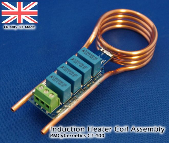 Induction Heater Coil KIT - Custom Electronics, PWM Circuits, Induction Heating, and DIY Science ...